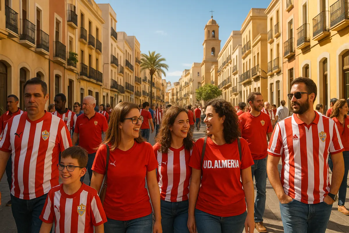 Almeria Fans Urged to Wear Red and White All Day | Visiting Almeria